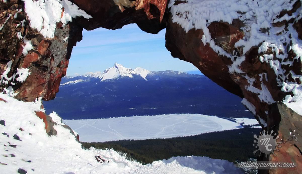 Mt. Thielsen from Mt. Bailey Wind Hole