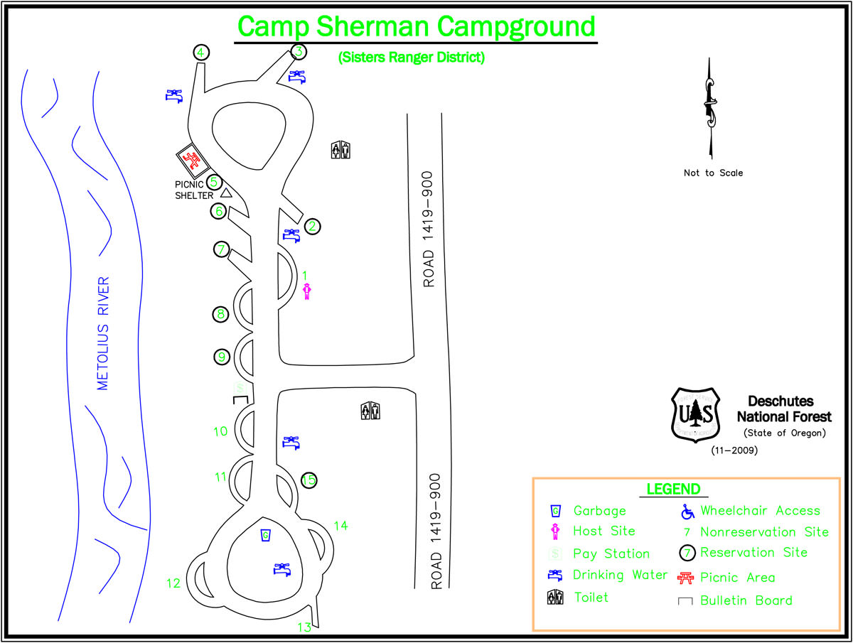 Camp Sherman Campground - Metolius River, Oregon