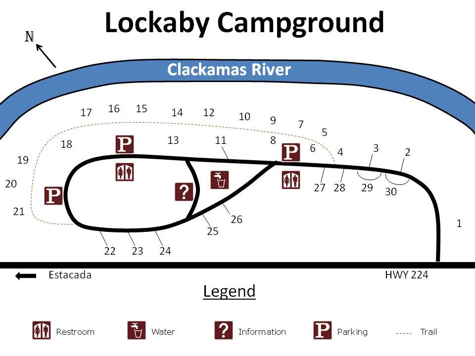 Lockaby Campground - Clackamas River Camping, Oregon